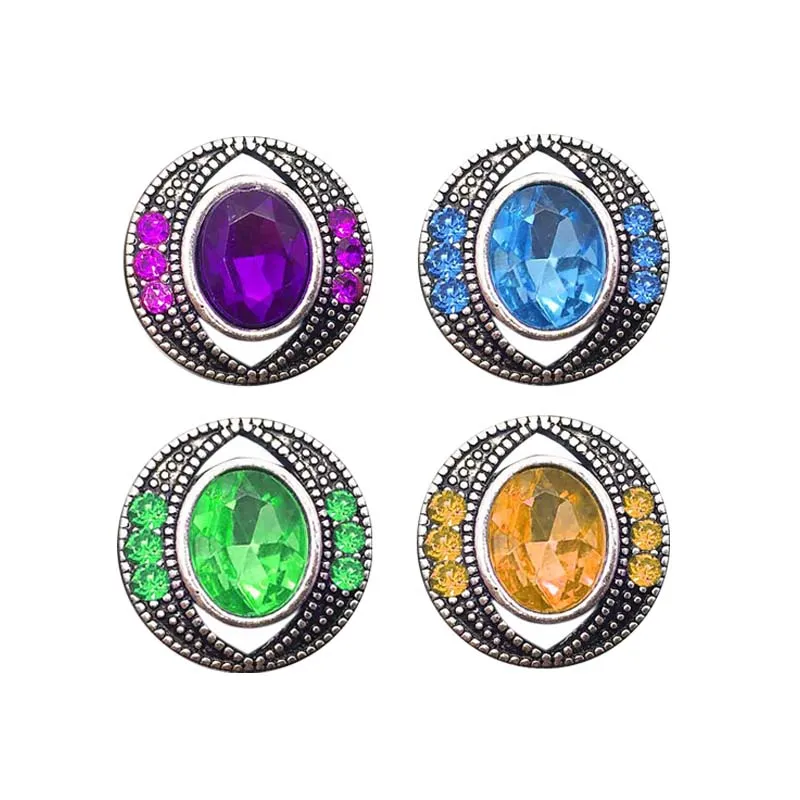DHgate.com:Exquisite Rhinestone Metal Buttons for Snap Button Jewelry ...