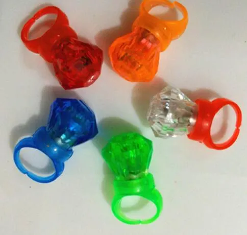 DHgate.com:Glowing LED Diamond Rings: Flashing Light-Up Rings for ...