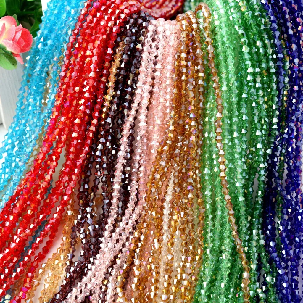 DHgate.com:Mix Color Crystal Bicone Beads 4mm 6mm DIY Jewelry Making ...