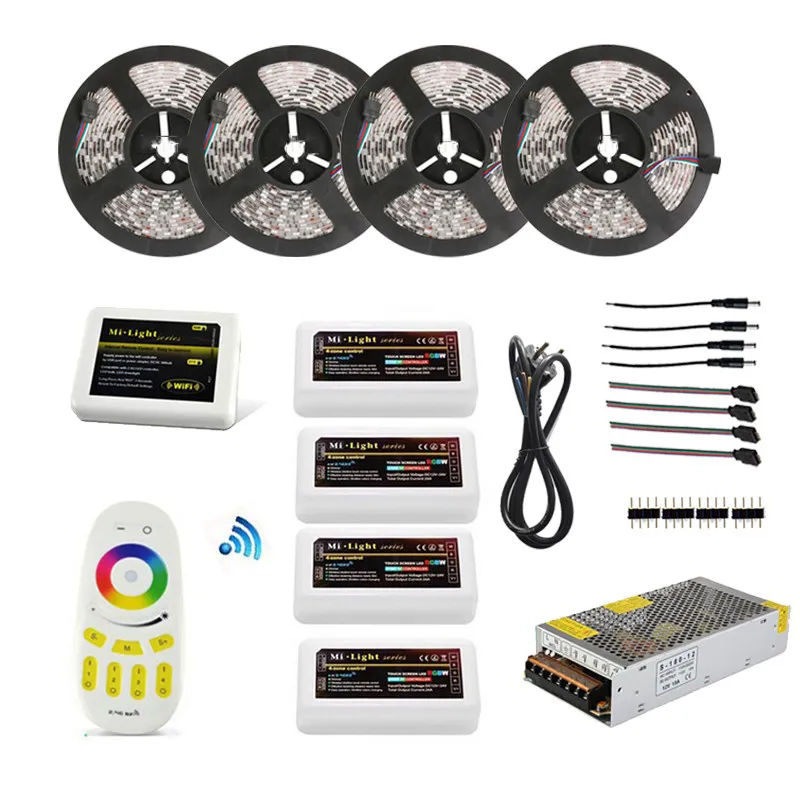 Led Strip Remote Controlled Lighting Kit 20M RGBW Waterproof LED Tape ...
