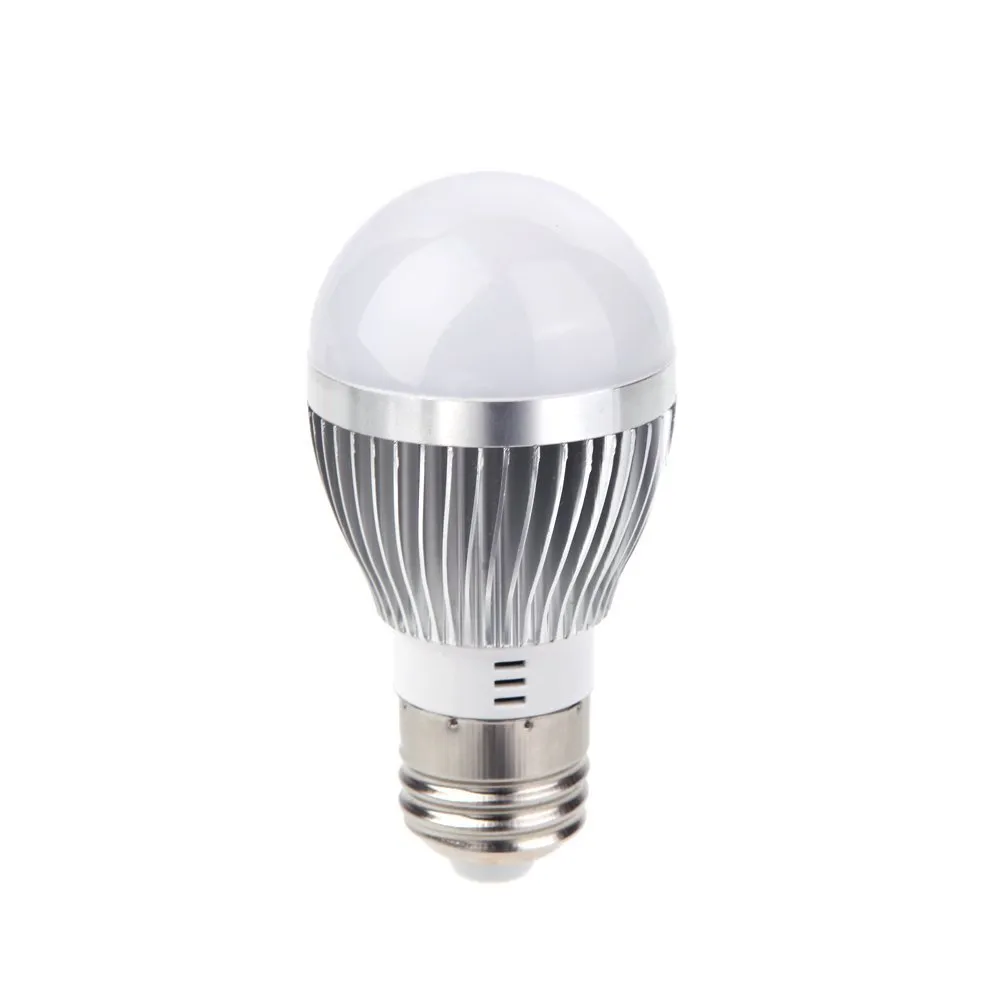 High Silver Metal Rechargeable Led Light Bulb With E27 IC Available In ...