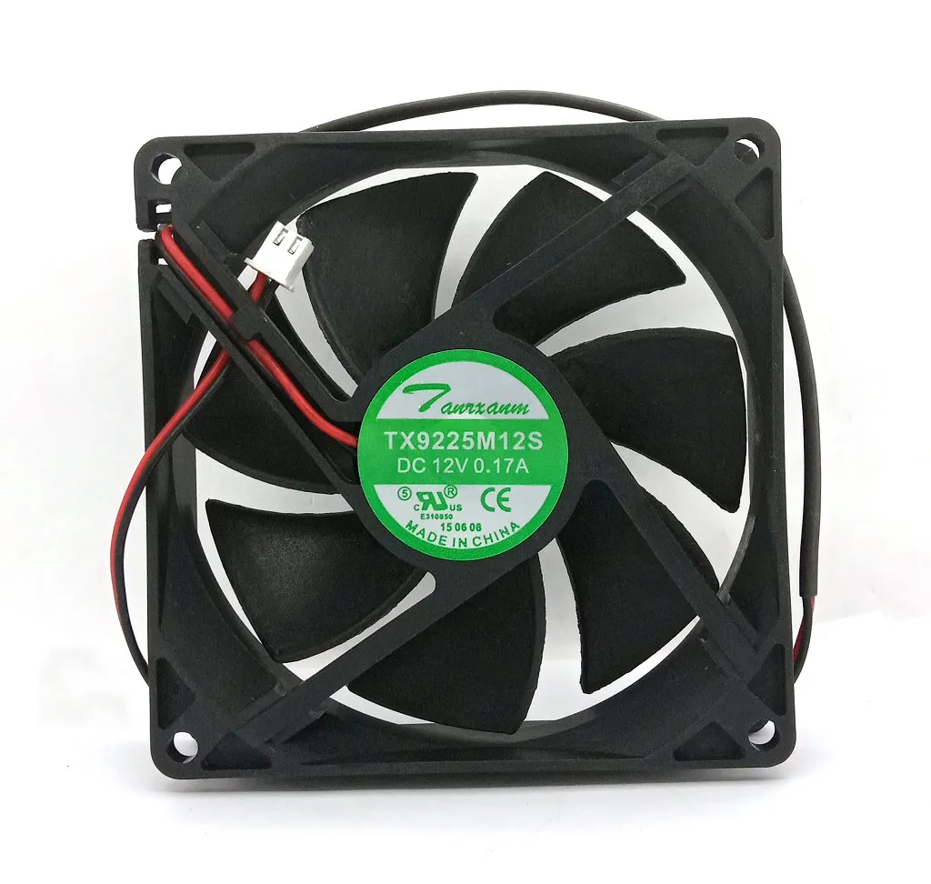 12v 80w Fan: 90x90x25mm Cooling Fan, Dual Line Power, High Airflow ...