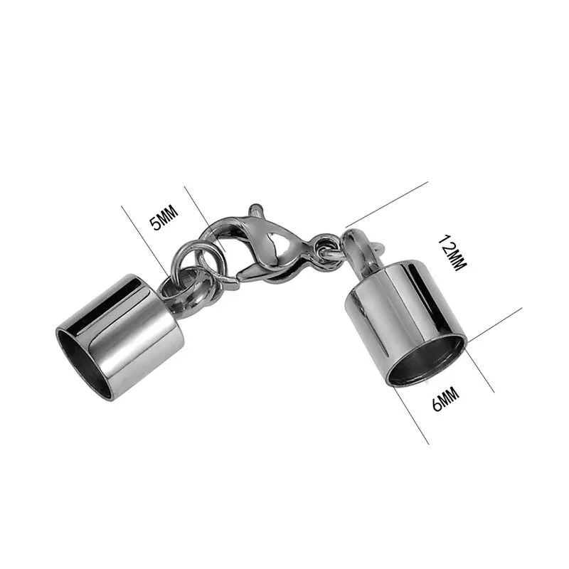 Stainless Steel Chains For Necklaces: Necklace Cord Ends Caps With ...