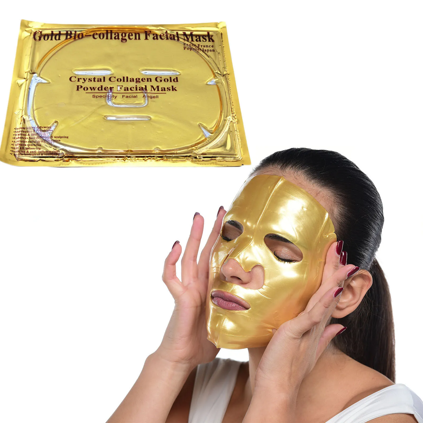 24K Gold Collagen Face Mask: Premium Anti-Aging, Moisturizing ...