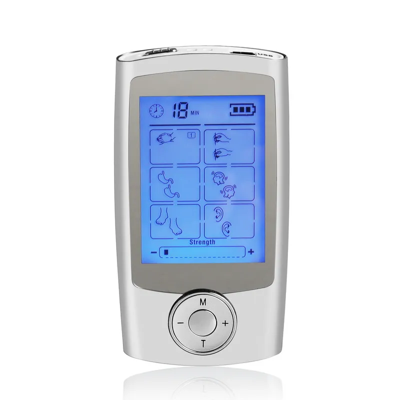 16 Modes Tens Electric Muscle Stimulator Health Care Body Relax Muscle ...