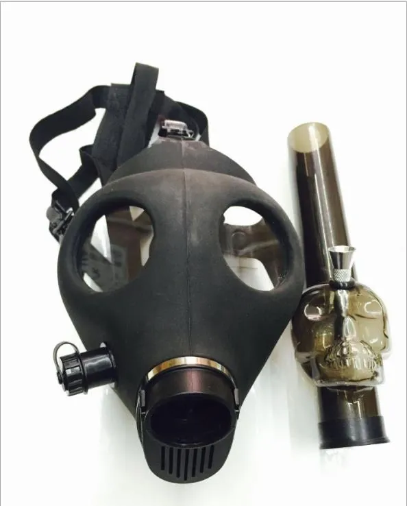 Food Grade Silicone Gas Mask With Water Pipe Versatile Protection For ...