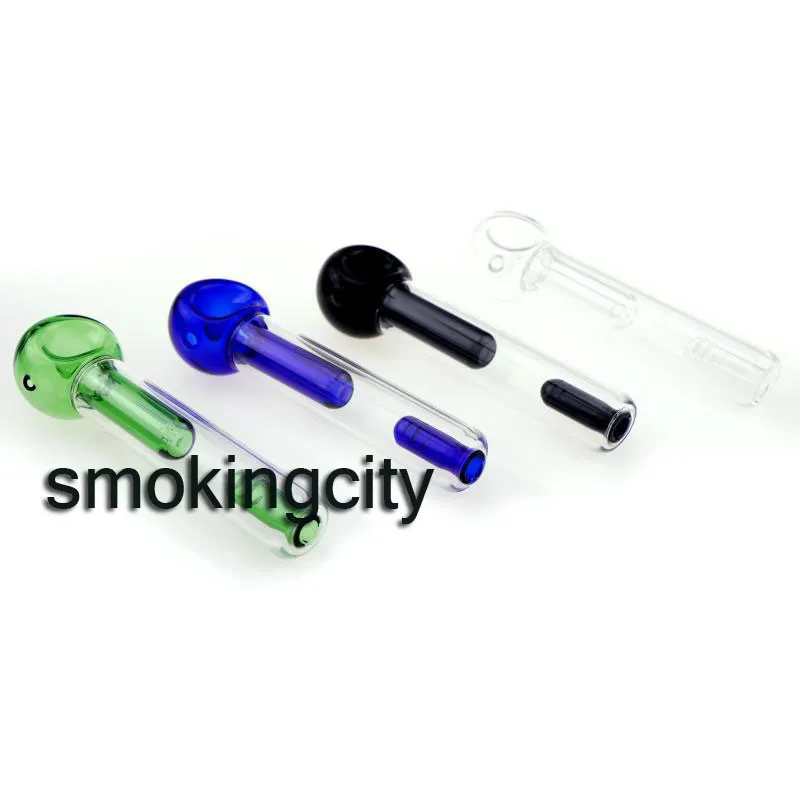 Glass Spoon Pipes With Side Carb Hole 6 Inch Length Glass Smoking Water ...