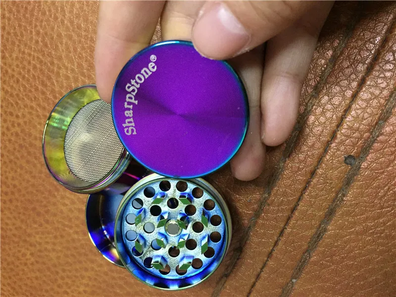 Rainbow Sharpstone Grinders Ice Grinder Zinc Alloy Metal Grinders 40/50 ...