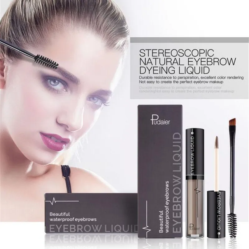Long-Lasting Waterproof Brow Liquid with Fine Brush - Natural, Defined ...