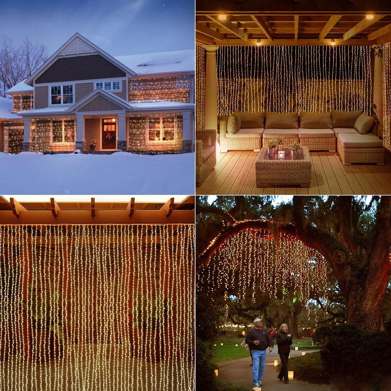 Multi Purpose Holiday Decorating LED Strip Curtain: Ideal For ...