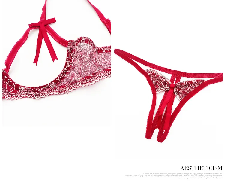 Girls Lingerie Set Open Chest Crotchless Thong... From 9,95 € | DHgate