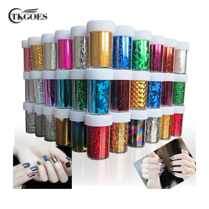 DHgate.com:TKGOES 12PCS Colorful Nail Art Transfer Foils Decals DIY ...