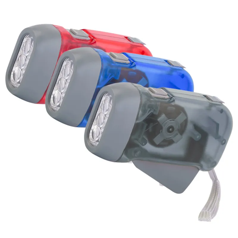 DHgate.com:Eco-Friendly Hand-Cranked Dynamo Flashlight – Portable 3 LED ...