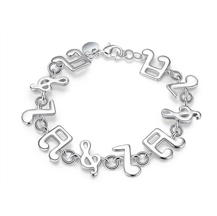 Elegant Music Note Bracelet for Women - Stylish Silver Design, Perfect ...
