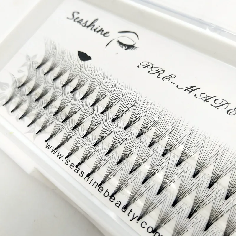 Premade Fans Volume Lashes 10D Eyelash Extension Kit Cluster Eyelashes ...