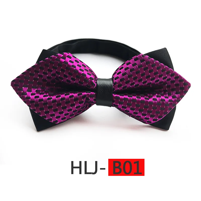 Classic Men's Bow Tie - Elegant England Style Double Pointed Bowtie for ...
