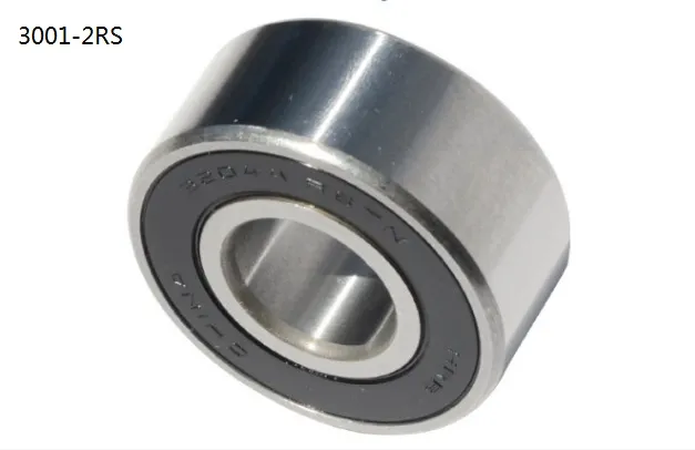3001-2RS double row angular contact ball bearing 12 × 28 × 12 mm high ...