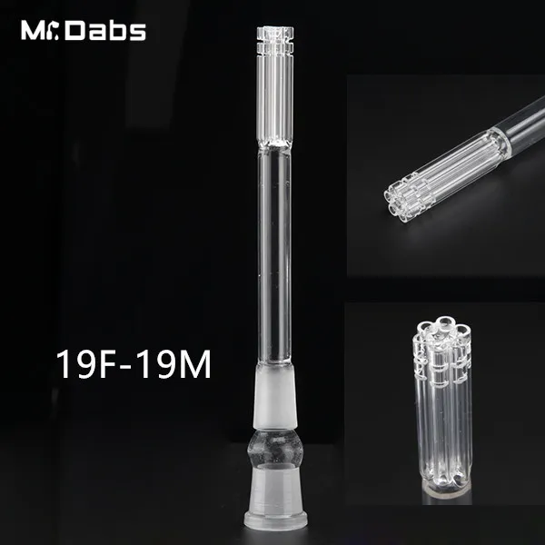 6 Armed Glass Downstem Diffuser Smoking Accessories With 19mm Female To ...