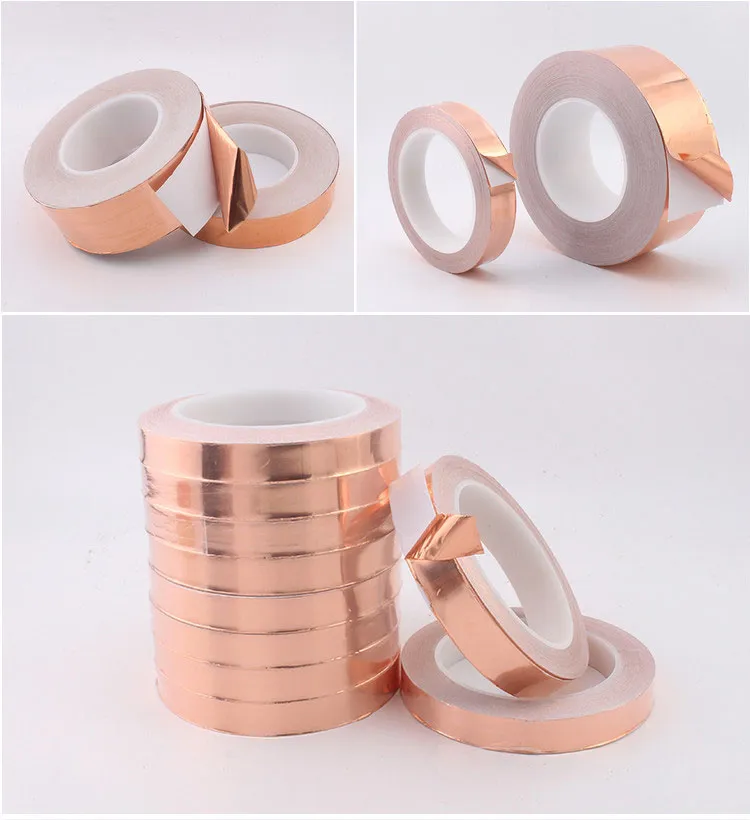 Conductive Paint QWORK® 10 PCS Copper Foil Tape, Single Sided, With ...