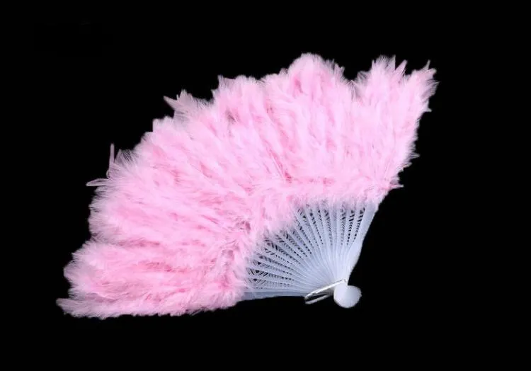 Elegant Feather Fans: Decorative Fluffy Hand Fans For Weddings, Parties ...