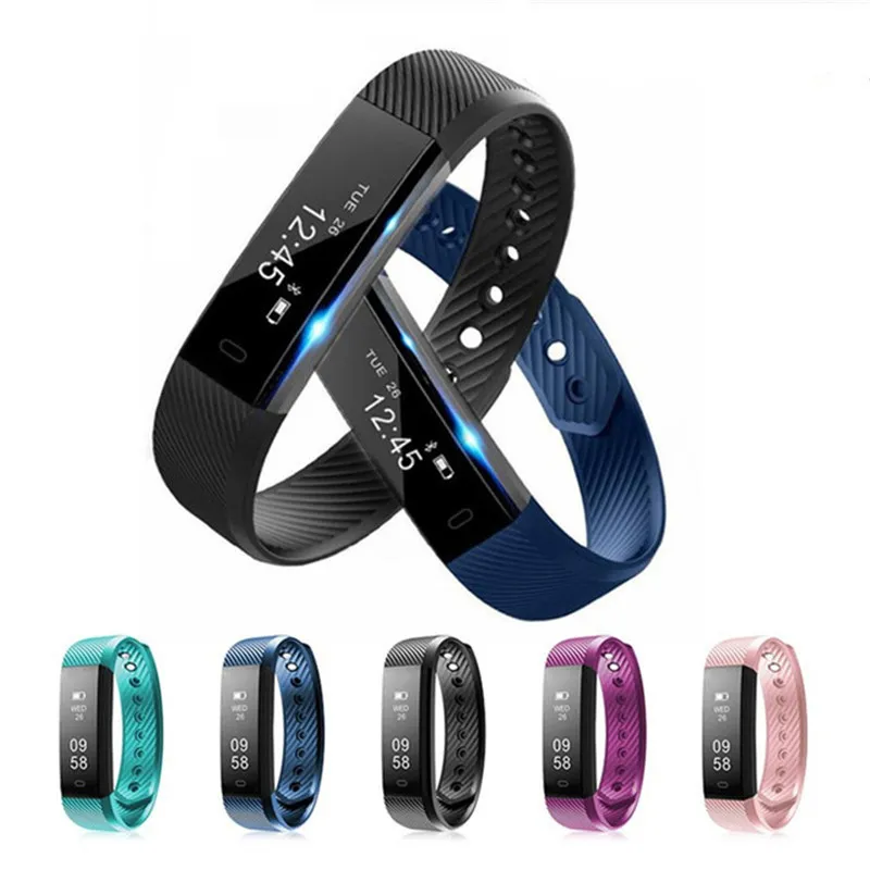 Activity Tracker Wristband: Smart Fitness Bracelet With Heart Rate ...