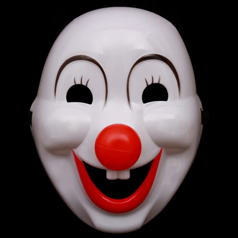 Red Nose Clown Mask Jolly Mask Jester Mask Dressed Up Clown For Cosplay ...