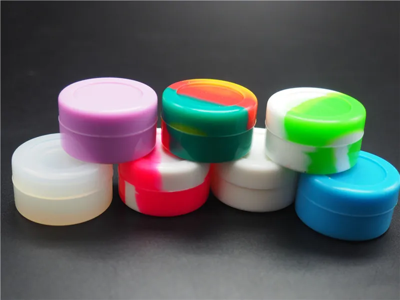 Silicone Wax Containers 5ml, Food Grade Jars, Dab Tool Storage, Oil ...