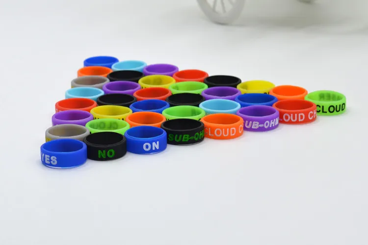 Silicone Band Engraved Beauty Ring Non-Slip 22mm x 7mm for Mechanical ...