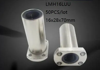 LMH16LUU 16mm Linear Ball linear bearings - Long Oval Flanged Bearions ...