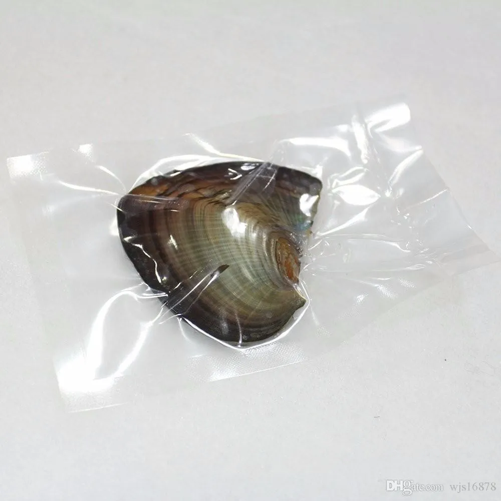 Real Pearl Oyster With Natural 6 7mm Multicolor Round Freshwater Pearl ...