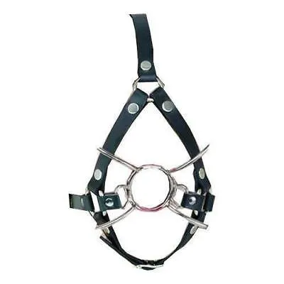 DHgate.com:Adjustable PU Leather Spider Restraint O Ring Gag Harness ...