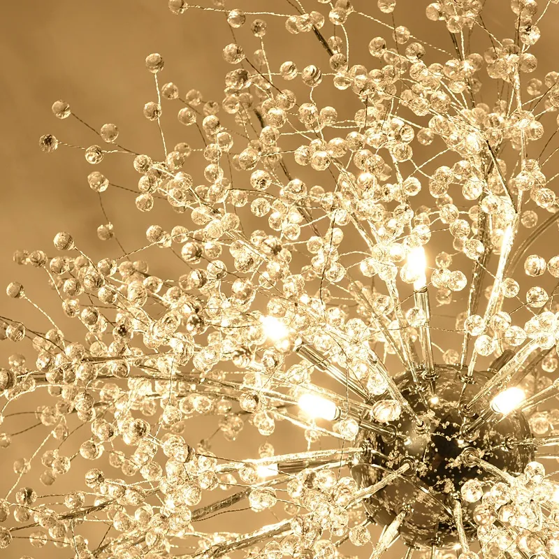 DHgate.com:Dandelion LED Chandelier Crystal Ceiling Light Globe Ball ...