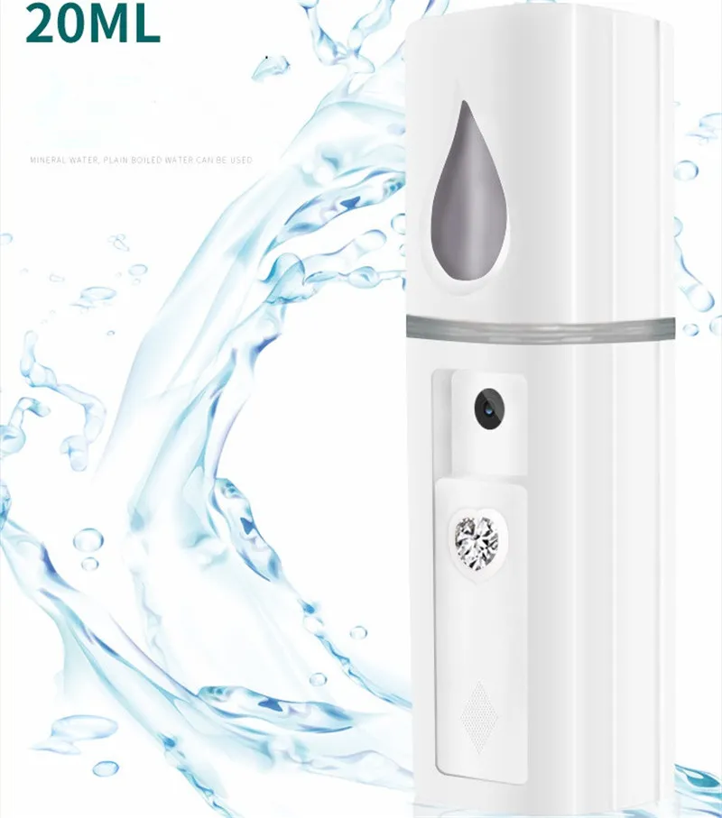 Portable Nanometer Mist Sprayer Facial Body Nebulizer Moisturizing Skin ...