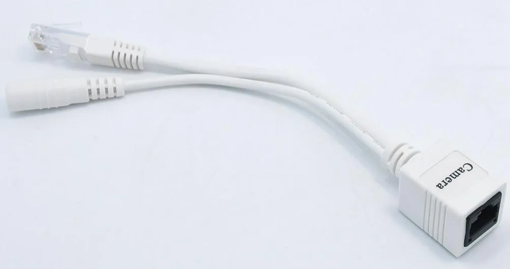 Mini POE Camera Network Splitter: Power Over Ethernet Adapter, 5.5MM X ...