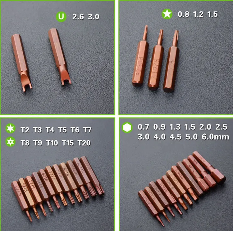 60-in-1 magnetic screwdriver for Cellphone Repair and Disassembly - S2 ...