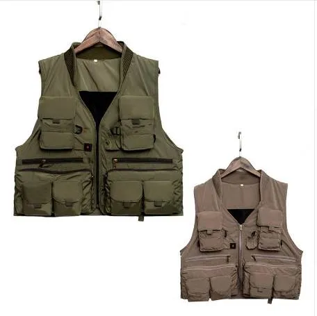 Korean Quick Dry Fishing Vest for Men, Polyester Fiber, Breathable ...