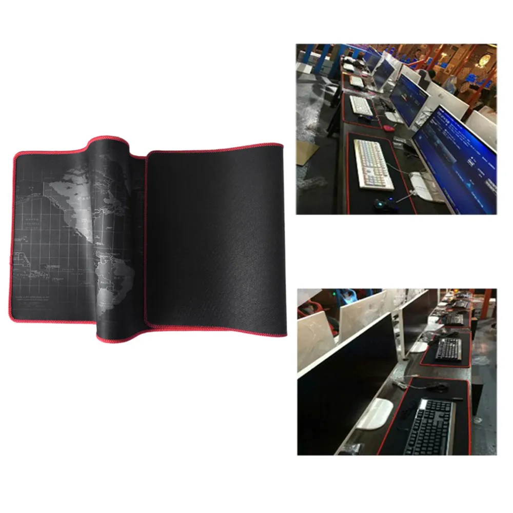 Super Large World Map Keyboard And Mouse Pad Mouse Pad With Anti Skid ...