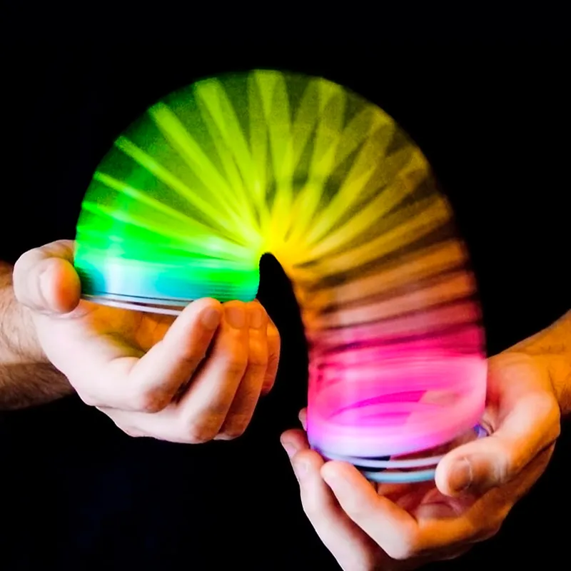 Rainbow Slinky Magic Circle Taiwan Color, Stress Relieving Children's ...