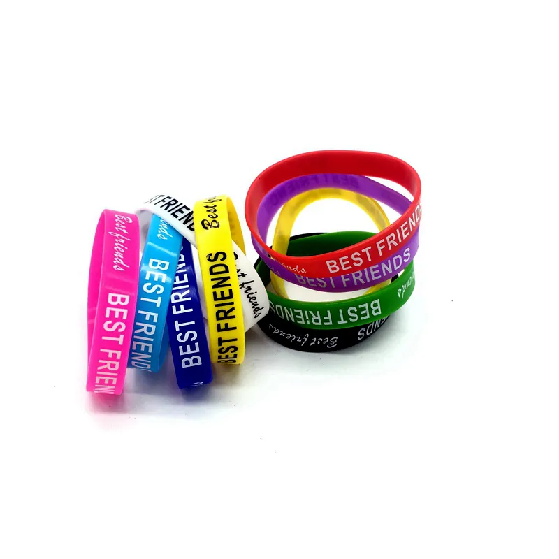 Fashion Rubber Silicone Bracelet Charm Jelly Elastic Bangle Design ...