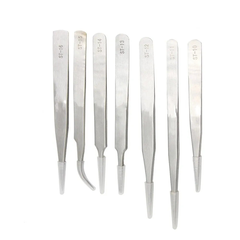 DHgate.com:Stainless Steel Tweezers, High Elasticity, Super Fine, High ...