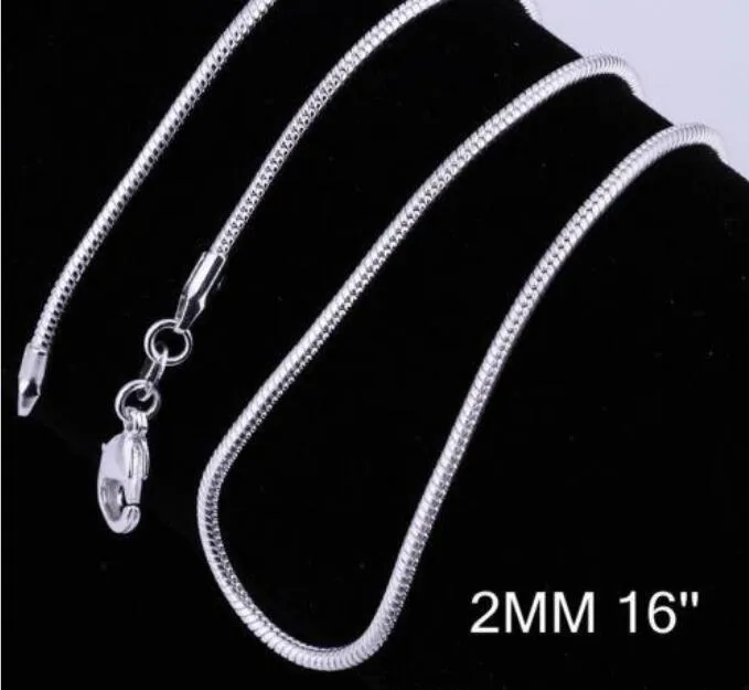 DHgate.com:High-Quality 925 Sterling Silver Smooth Snake Chain ...