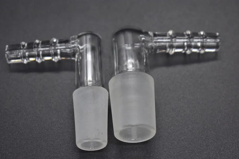 Glass Vapor Whip Adapter 14mm 18mm Male Bong Adapter 90 Degree Glass ...