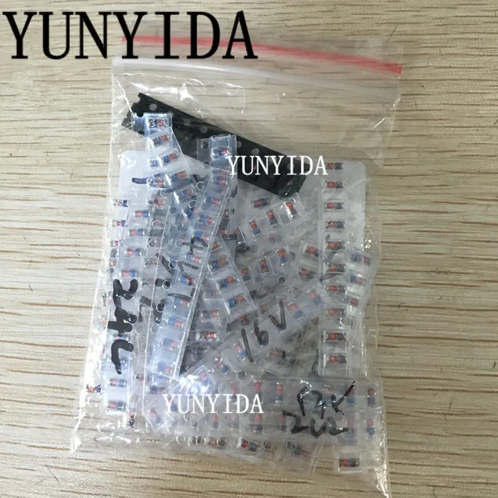 LL34 SMD Zener Diode Assorted Kit, 1/2W, 2V-39V, 30 Values, Each from ...