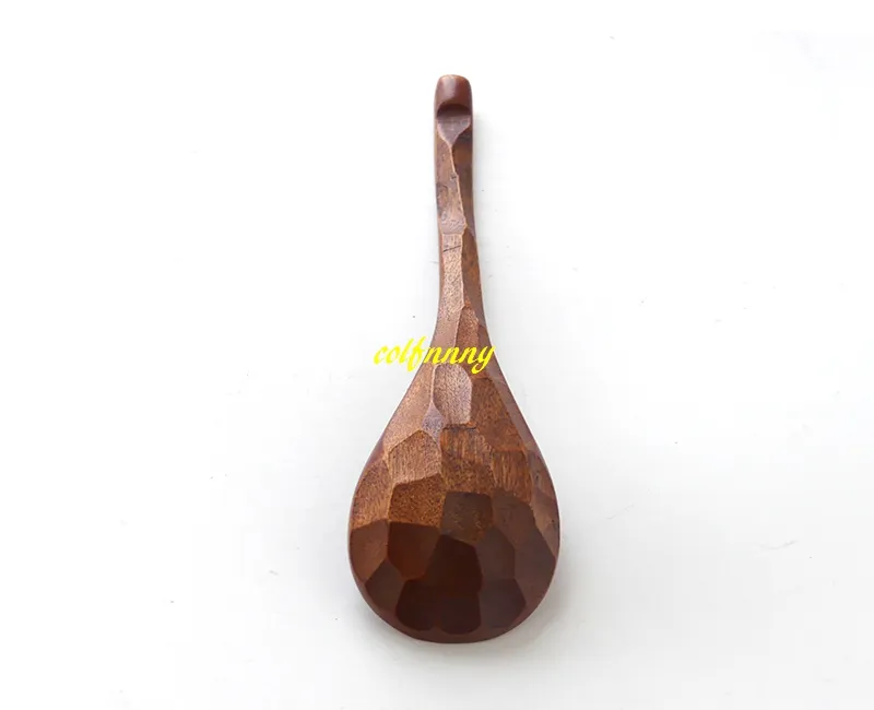 20*4.5cm Japanese Non Stick Tortoise Shell Wood Wooden Bowl And Spoon ...