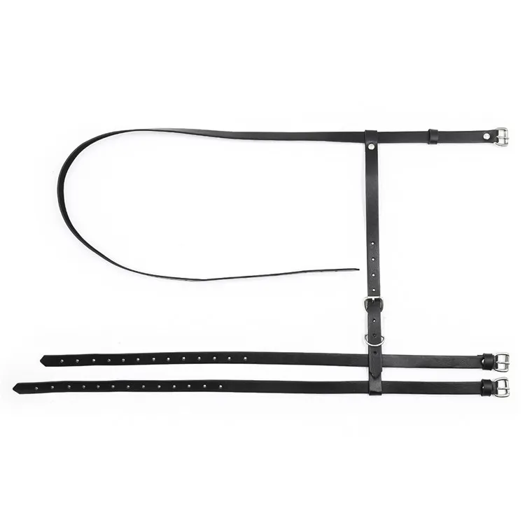 DHgate.com:Open-Leg PU Leather Bondage Leg Binder Restraints Belt for ...