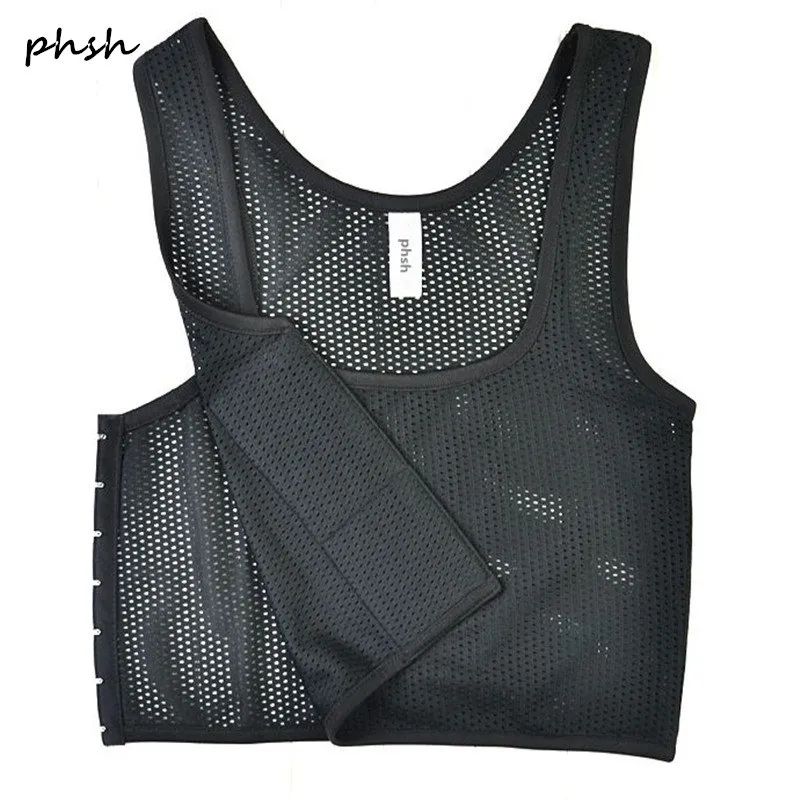 DHgate.com:Womens Breathable Chest Binder, 3 Buckles Corset Trans ...