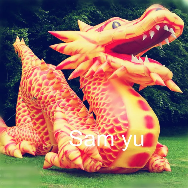 8m Giant Inflatable Chinese Dragon Decoration For Parades Durable ...