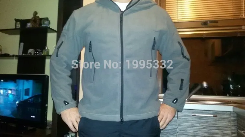 Military Men Fleece Tactical Soft Shell Jacket Polartec Thermal Polar ...