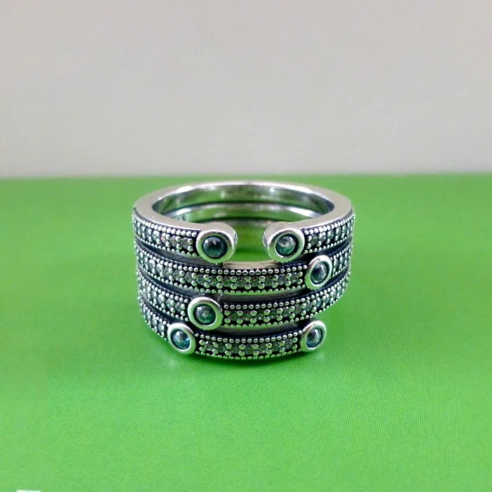 DHgate.com:925 Sterling Silver Shimmering Ocean Band Rings with Twist ...