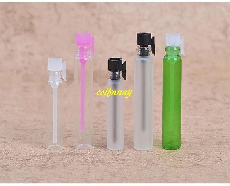 Perfume Tester Bottles: Mini Glass Sample Vials, 1ml 2ml, Empty Liquid ...